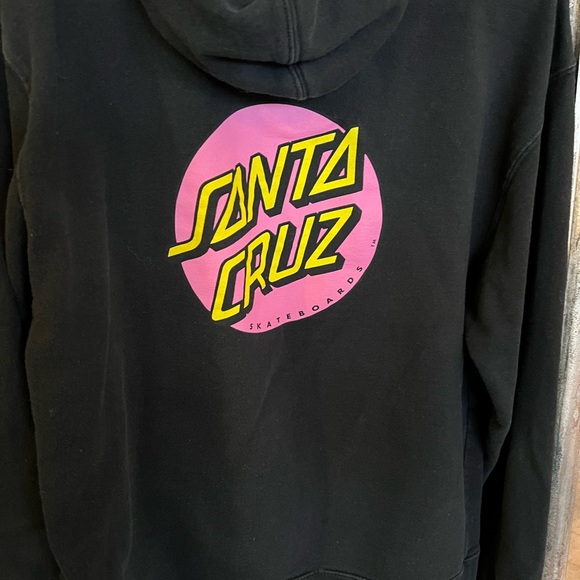 Santa Cruz Skateboards | Tops | Santa Cruz Black Sweatshirt | Poshmark